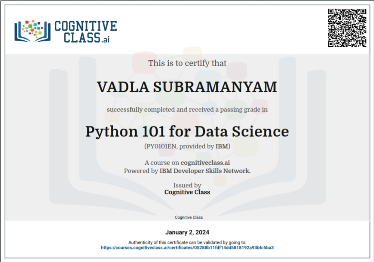 My Projects & Certificates